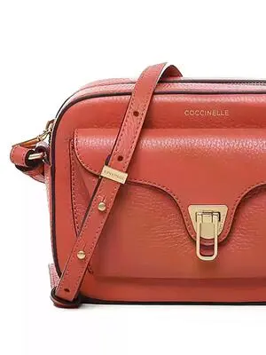 COCCINELLE Beat Soft Leather Crossbody Bag - Orange