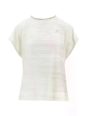 Emporio Armani Striped Top - Neutrals