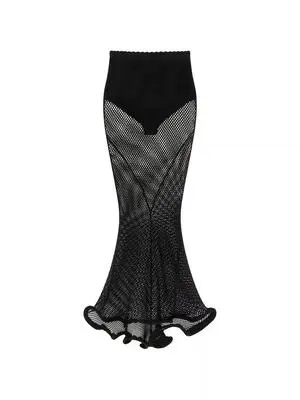 Givenchy Kickback Ruffled Midi Skirt