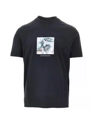 Emporio Armani Graphic T-shirt - Blue