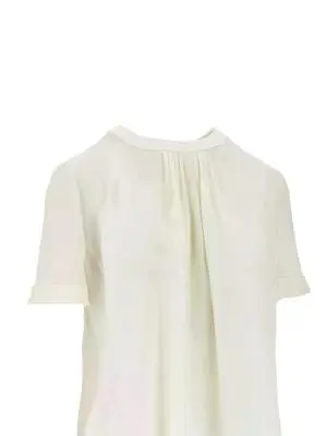 Emporio Armani Pleated-front Blouse