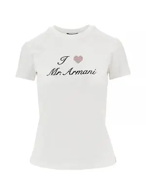 Emporio Armani Printed T-shirt - White
