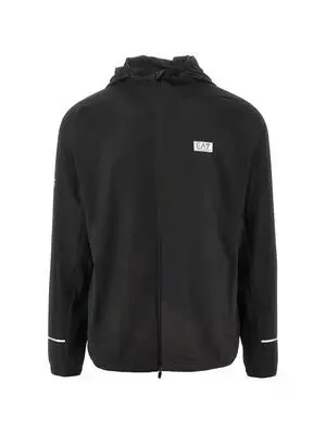 EA7 Zip-up Hoodie - Black