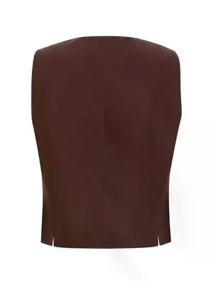 Alberto Biani V-neck Button Vest