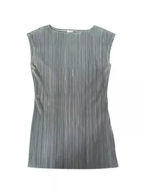Calvin Klein Pleated Top - Grey