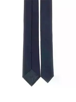 Emporio Armani Textured Neck Tie - Blue
