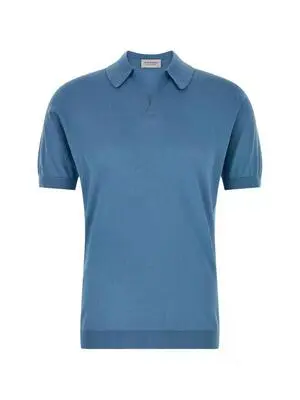 John Smedley Noah T-shit - Blue