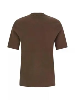 ENTIRE STUDIOS Mercerized Crew Neck T-shirt - Brown