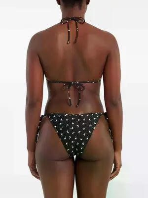 Moschino Goose-print Triangle Bikini