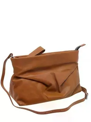 VIC MATIE Leather Travel Zip Shoulder Bag