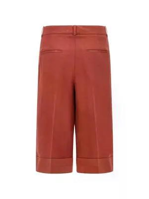 Peserico Pleat Turn-up Shorts