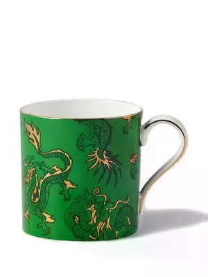 Shanghai Tang Dragon Graphic Mug - Green