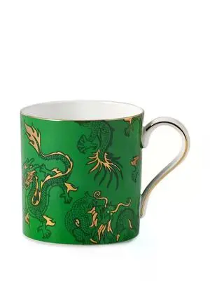 Shanghai Tang Dragon Graphic Mug - Green