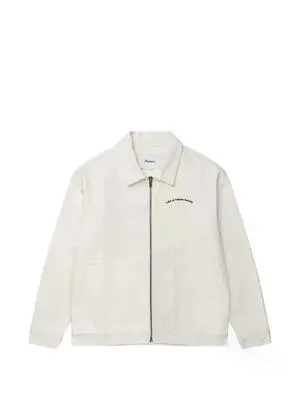 PALMES Lake Zip-up Jacket - White