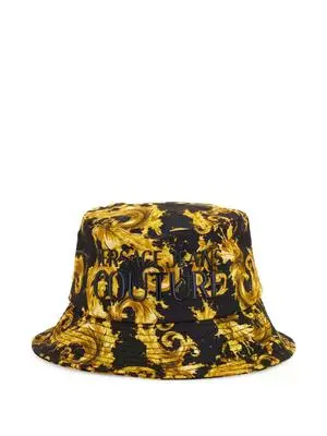 Versace Patterned Bucket Hat - Black