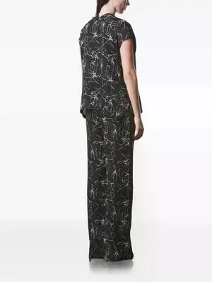 THOM KROM Marble Print Trousers