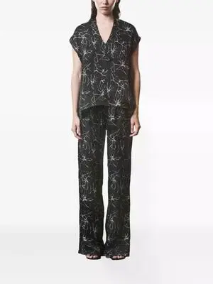 THOM KROM Printed Trousers