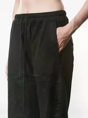 THOM KROM Drawstring Patch Cotton Trousers