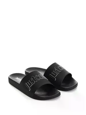 Just Cavalli Logo-print Slides