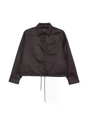 Liviana Conti Chest-pocket Drawstring Jacket - Brown