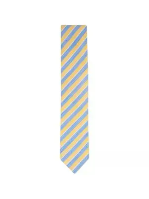 Eton Striped Tie - Yellow