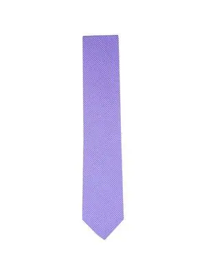 Eton Polka Dot Tie - Purple