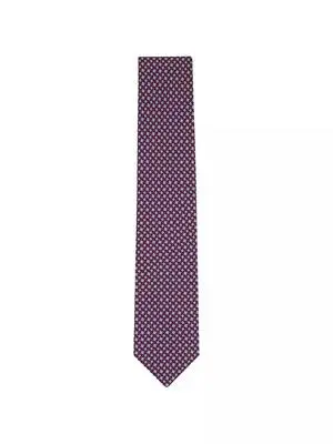 Brioni Patterned Tie - Purple