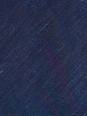 Eton Woven Linen And Silk Necktie - Blue