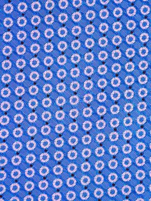 Brioni Medallion Pattern Necktie - Blue
