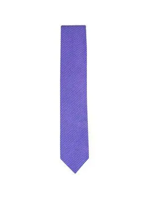 Eton Pattern Tie - Purple