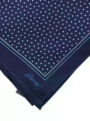 Brioni Polka-dot Pocket Square