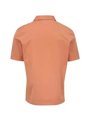 Brunello Cucinelli Cotton Polo Shirt - Orange