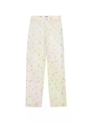 MSGM Floral Trousers