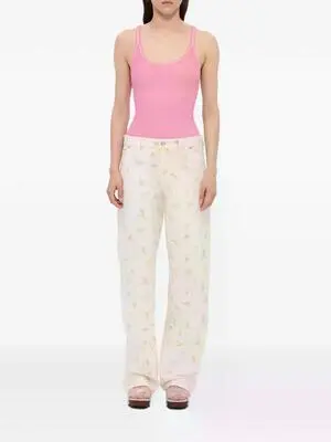 MSGM Floral Trousers