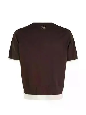 SEMICOUTURE Leya T-shirt - Brown