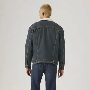 LEVI'S Relaxed Fit Sherpa Trucker Jacket - Night Shadows