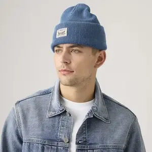LEVI'S Backpatch Beanie - Dusky Indigo