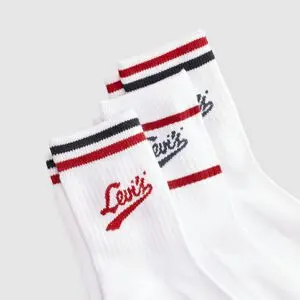 LEVI'S Short Cut Collegiate Logo Socks