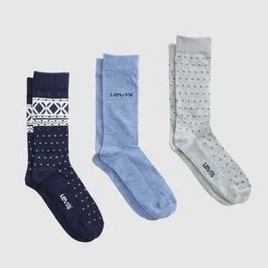 LEVI'S Regular Cut Fair Isle Socks