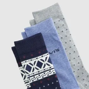 LEVI'S Regular Cut Fair Isle Socks