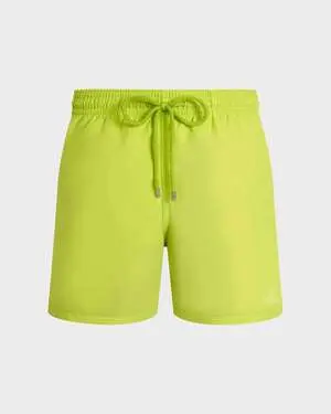 Vilebrequin Water-Reactive Hypnoctopus Moorea Swim Trunks Green