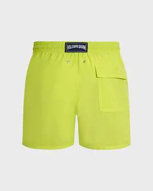 Vilebrequin Water-reactive Hypnoctopus Moorea Swim Trunks - Green