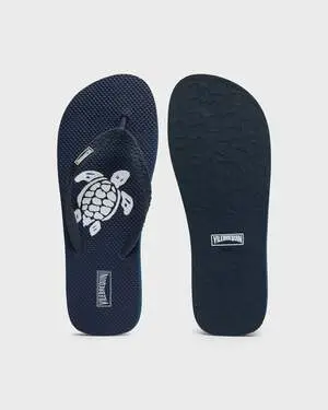 Vilebrequin Turtle Print Flip-flops