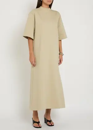 Wardrobe.NYC Cotton-blend Maxi T-shirt Dress