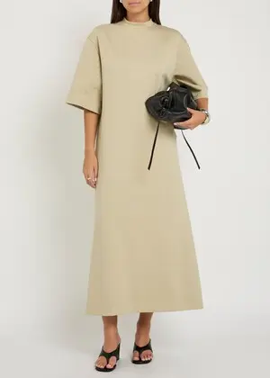 Wardrobe.NYC Cotton-blend Maxi T-shirt Dress
