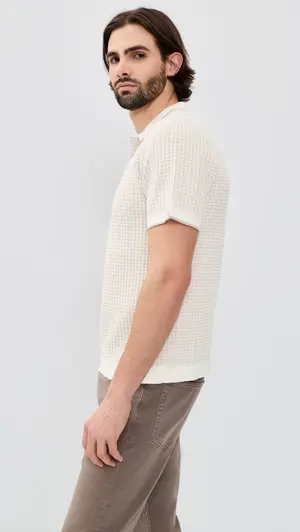 Rag & Bone Harvey Rib Polo