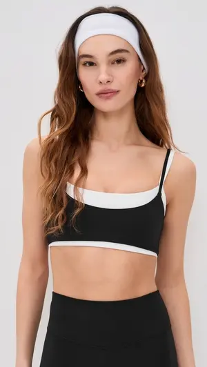 FORM Layered Bra - Black
