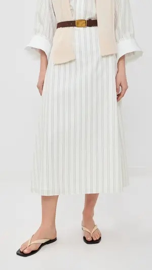 TWP The A Line Cotton Skirt