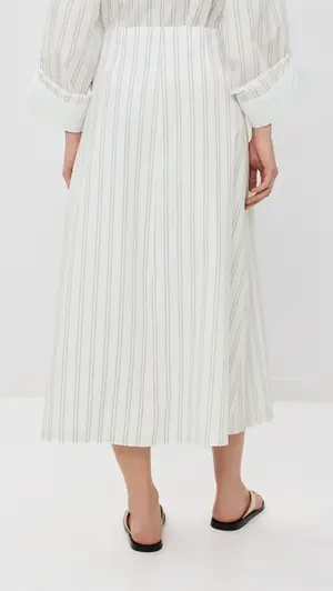 TWP The A Line Cotton Skirt