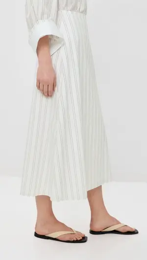 TWP The A Line Cotton Skirt